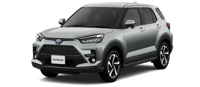 Brand New Toyota Raize Hybrid for Sale | Japanese Cars Exporter