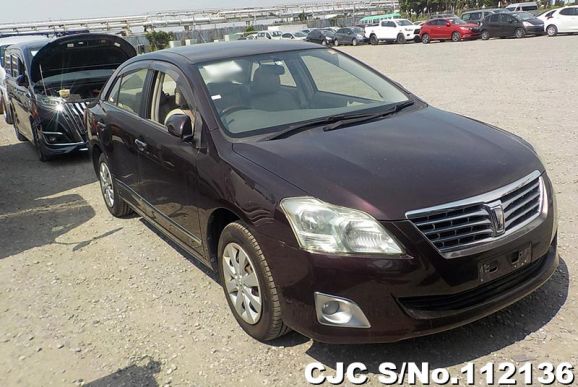 2012 Toyota Premio Wine for sale | Stock No. 112136 | Japanese Used ...