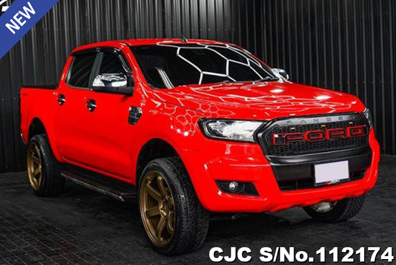 2018 Ford Ranger Red for sale | Stock No. 112174 | Japanese Used Cars ...