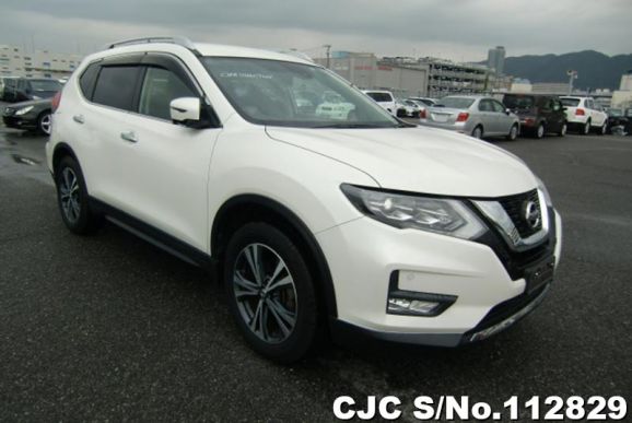 2017 Nissan X-Trail White for sale | Stock No. 112829 | Japanese Used Cars Exporter