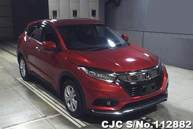 2018 Honda Vezel Red for sale | Stock No. 112882 | Japanese Used Cars ...