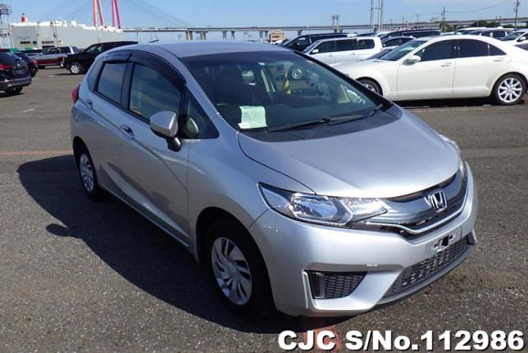 2014 Honda Fit Silver for sale | Stock No. 112986 | Japanese Used Cars Exporter