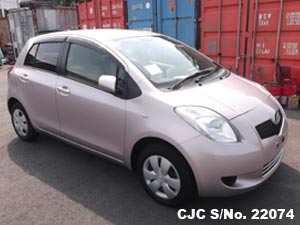 2007 Toyota Vitz Pink for sale | Stock No. 22074 | Japanese Used Cars ...