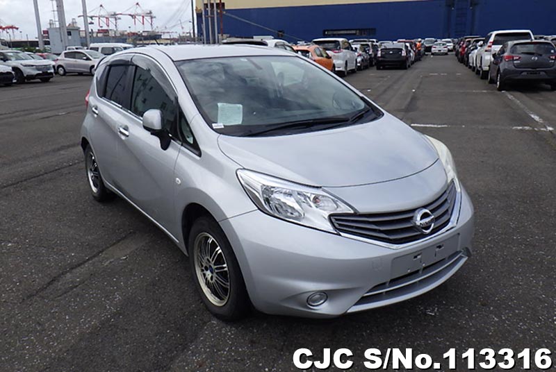 2013 Nissan Note Silver for sale | Stock No. 113316 | Japanese Used ...