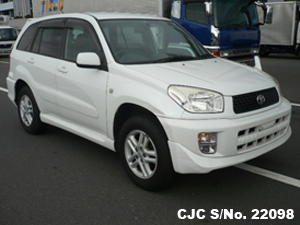 2000 Toyota Rav4 White for sale | Stock No. 22098 | Japanese Used Cars ...