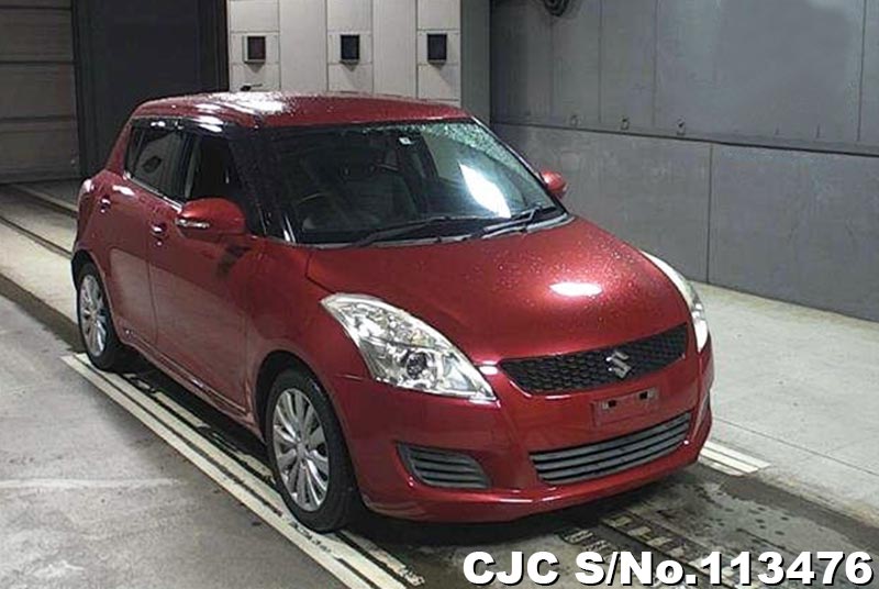 2013 Suzuki Swift Red for sale | Stock No. 113476 | Japanese Used Cars ...