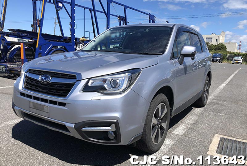 2018 Subaru Forester Silver for sale | Stock No. 113643 | Japanese Used ...