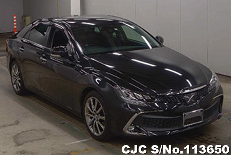 2018 Toyota Mark X Black for sale | Stock No. 113650 | Japanese Used ...