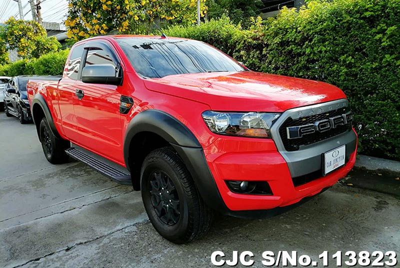 2018 Ford Ranger Red for sale | Stock No. 113823 | Japanese Used Cars ...