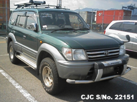 1997 Toyota Land Cruiser Prado Green for sale | Stock No. 22151 ...