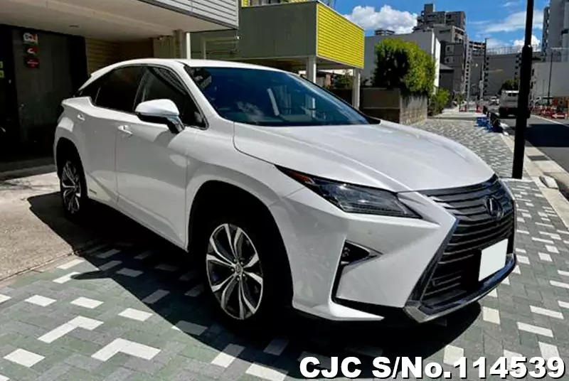 2016 Lexus RX 450H White for sale | Stock No. 114539 | Japanese Used Cars Exporter