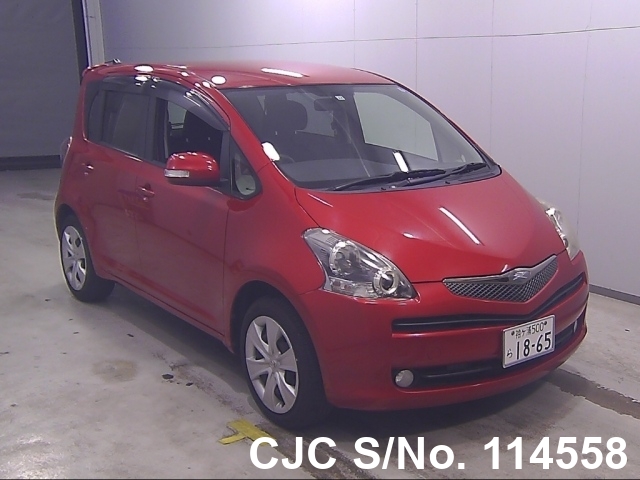 2009 Toyota Ractis Red for sale | Stock No. 114558 | Japanese Used Cars ...