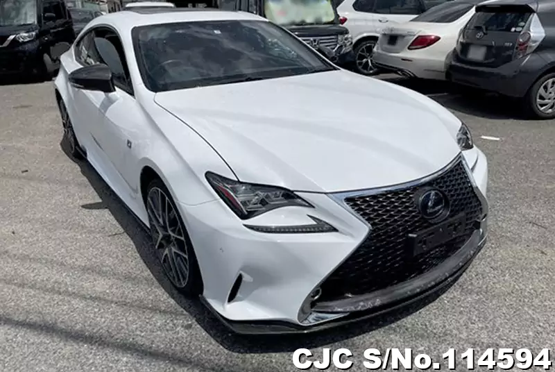 2015 Lexus RC 300 White for sale | Stock No. 114594 | Japanese Used ...