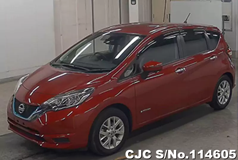 2018 Nissan Note Red for sale | Stock No. 114605 | Japanese Used Cars ...