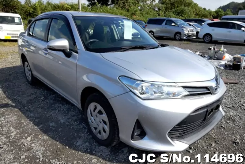 2018 Toyota Corolla Axio Silver for sale | Stock No. 114696 | Japanese ...