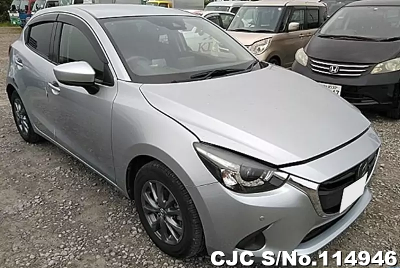 2017 Mazda Demio silver for sale | Stock No. 114946 | Japanese Used ...