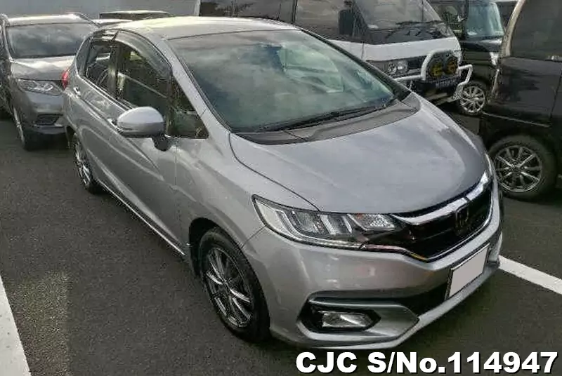 2018 Honda Fit grey for sale | Stock No. 114947 | Japanese Used Cars ...