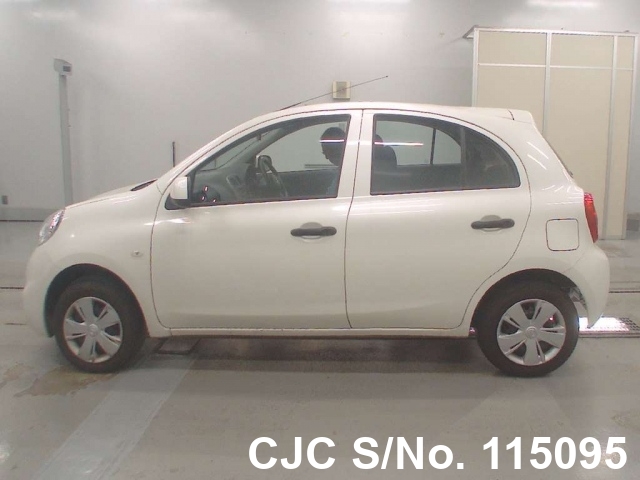2014 Nissan March White for sale | Stock No. 115095 | Japanese Used ...