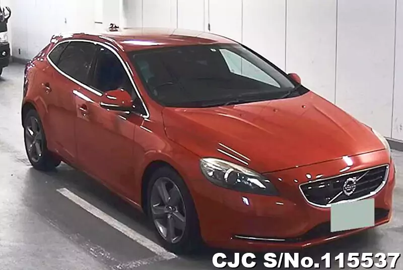 2015 Volvo V40 Red for sale | Stock No. 115537 | Japanese Used Cars ...