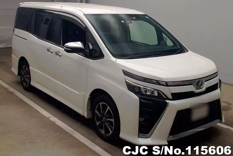 2018 Toyota Voxy White for sale | Stock No. 115606 | Japanese Used Cars ...
