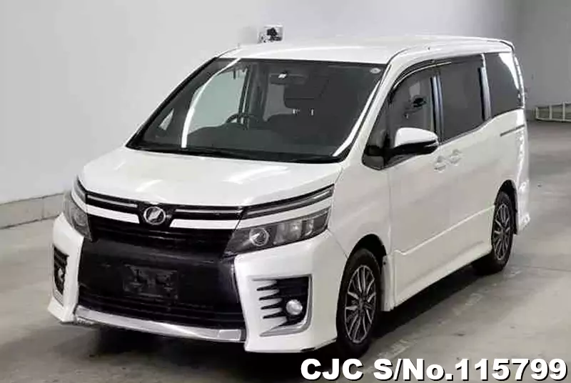 2014 Toyota Voxy White for sale | Stock No. 115799 | Japanese Used Cars ...