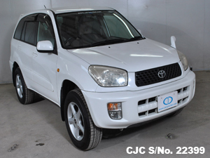 2001 Toyota Rav4 Pearl for sale | Stock No. 22399 | Japanese Used Cars ...