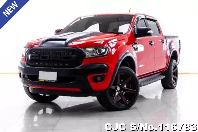2019 Ford Ranger Red for sale | Stock No. 116783 | Japanese Used Cars ...