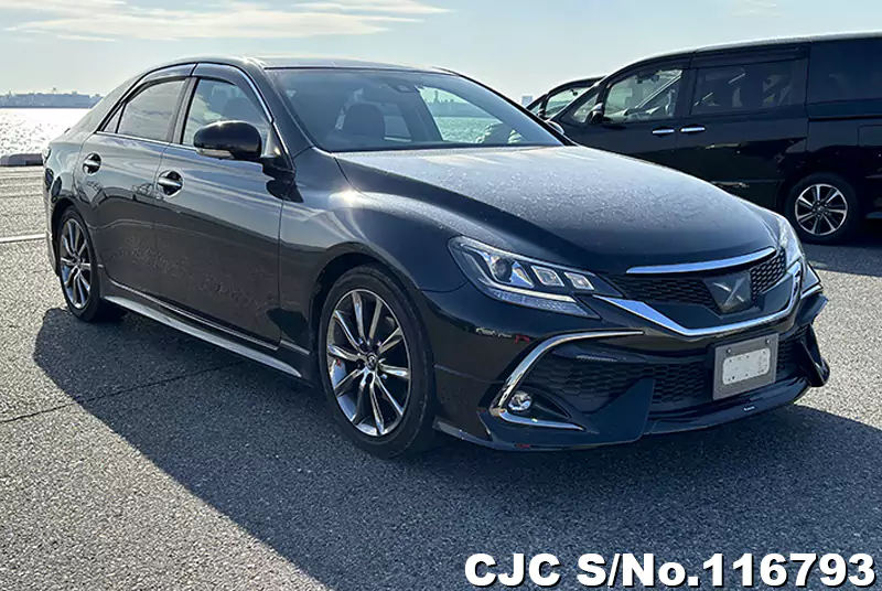 2017 Toyota Mark X Black for sale | Stock No. 116793 | Japanese Used ...