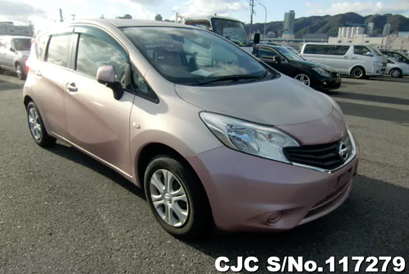 2014 Nissan Note Pink for sale | Stock No. 117279 | Japanese Used Cars ...