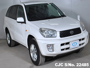 2003 Toyota Rav4 White for sale | Stock No. 22485 | Japanese Used Cars ...