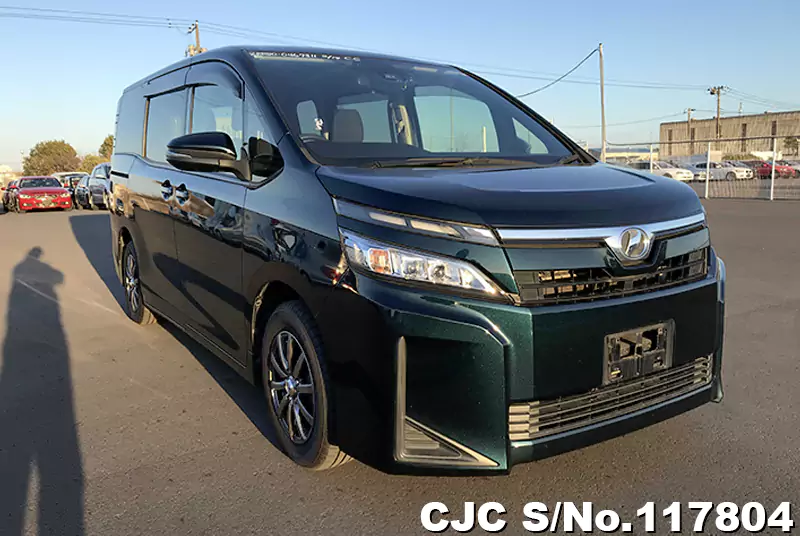 2018 Toyota Voxy Dark Blue for sale | Stock No. 117804 | Japanese Used ...