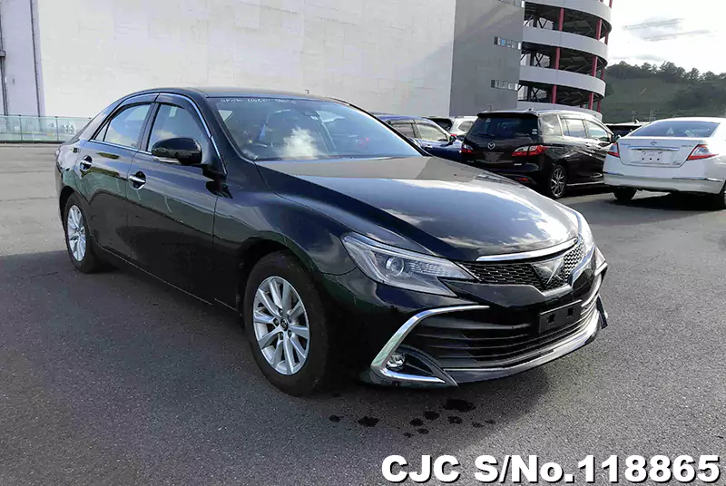 2017 Toyota Mark X Black for sale | Stock No. 118865 | Japanese Used ...