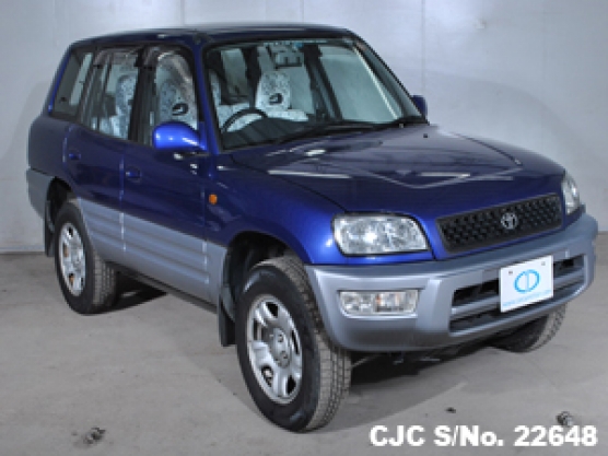 1998 Toyota Rav4 Blue 2 Tone for sale | Stock No. 22648 | Japanese Used ...