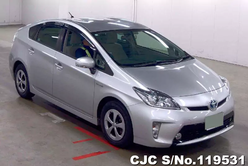 2014 Toyota Prius Silver for sale | Stock No. 119531 | Japanese Used ...