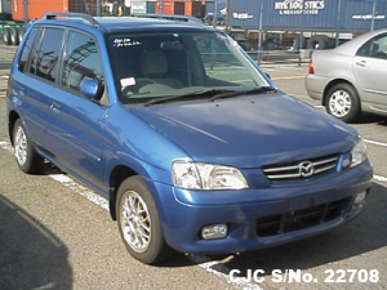 2000 Mazda Demio Blue for sale | Stock No. 22708 | Japanese Used Cars ...