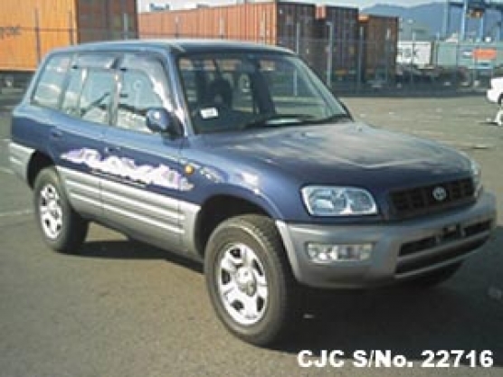 1997 Toyota Rav4 Blue 2 Tone for sale | Stock No. 22716 | Japanese Used ...