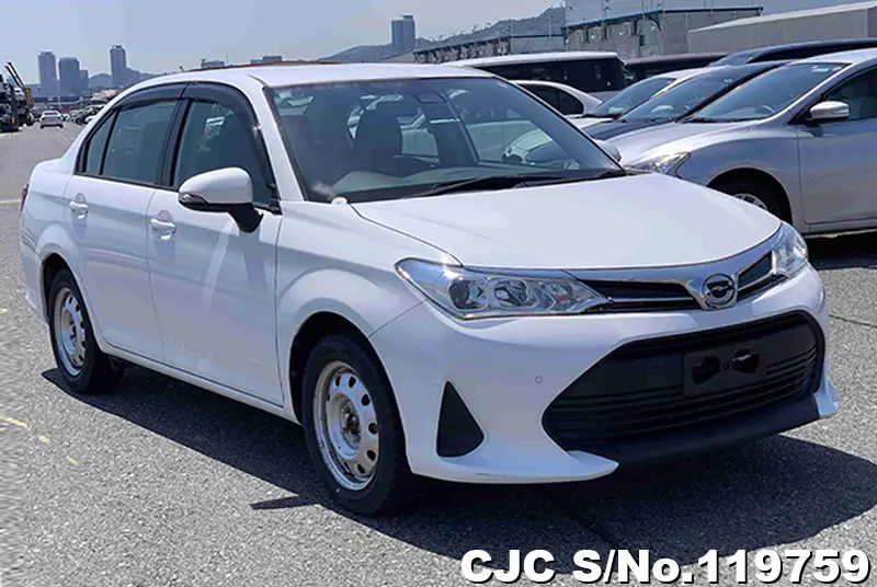 2018 Toyota Corolla Axio White for sale | Stock No. 119759 | Japanese ...