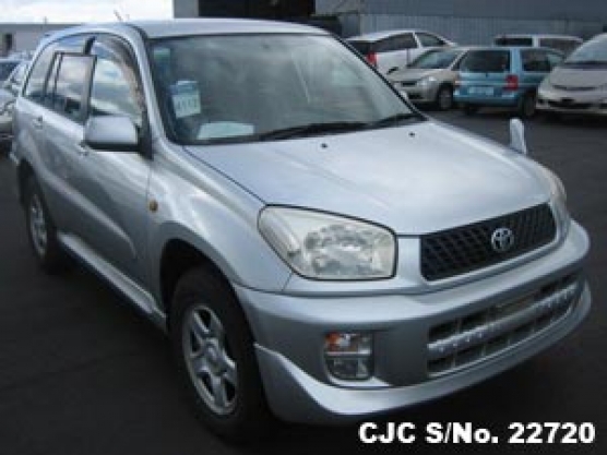 2001 Toyota Rav4 Silver for sale | Stock No. 22720 | Japanese Used Cars ...