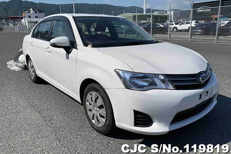 2015 Toyota Corolla Axio White for sale | Stock No. 119819 | Japanese ...