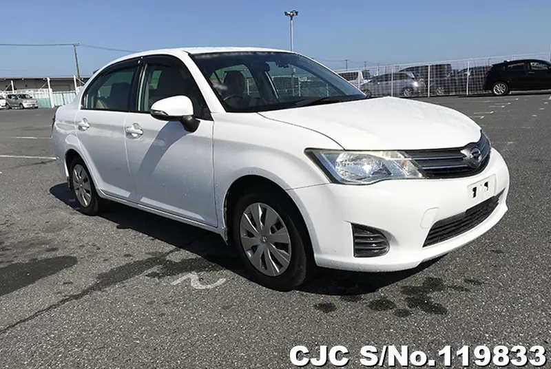 2015 Toyota Corolla Axio White for sale | Stock No. 119833 | Japanese ...