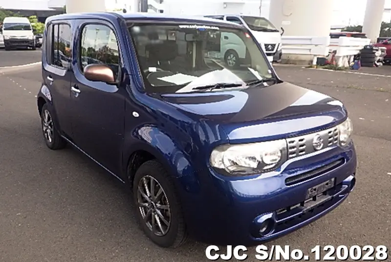 2014 Nissan Cube Blue for sale | Stock No. 120028 | Japanese Used Cars ...