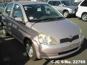 1999 Toyota Vitz Pink for sale | Stock No. 22769 | Japanese Used Cars ...