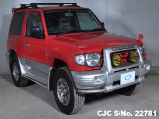 1997 Mitsubishi Pajero Red 2 Tone for sale | Stock No. 22781 | Japanese ...