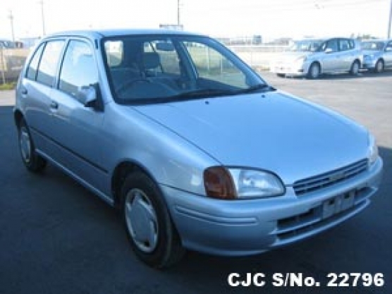 1996 Toyota Starlet Silver for sale | Stock No. 22796 | Japanese Used ...