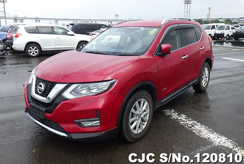 2017 Nissan X-Trail Red for sale | Stock No. 120810 | Japanese Used ...