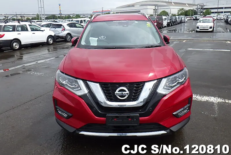 2017 Nissan X-Trail Red for sale | Stock No. 120810 | Japanese Used ...