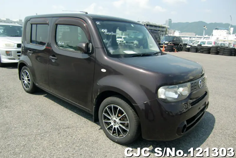 2015 Nissan Cube Brown for sale | Stock No. 121303 | Japanese Used Cars ...