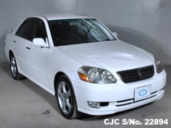 2001 Toyota Mark II White for sale | Stock No. 22894 | Japanese Used ...