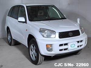 2001 Toyota Rav4 Pearl for sale | Stock No. 22960 | Japanese Used Cars ...
