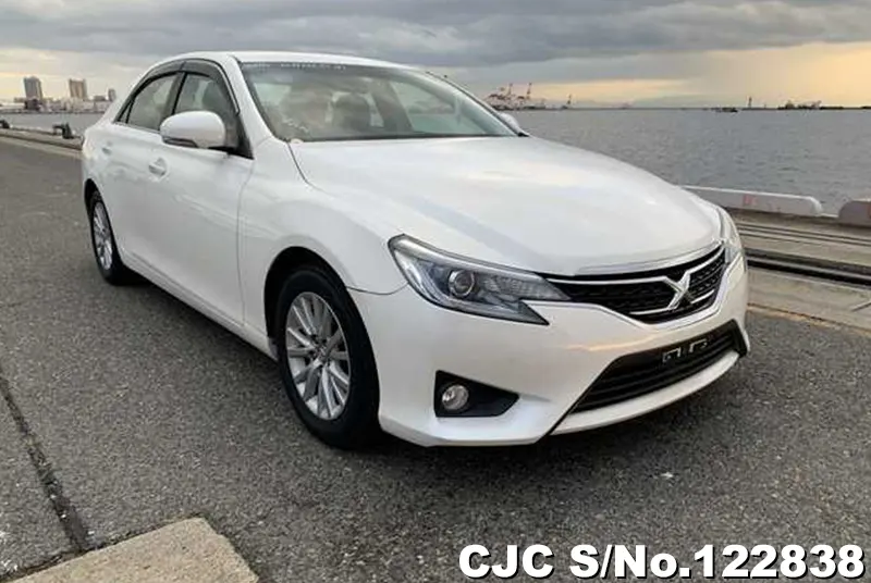 2015 Toyota Mark X Pearl White for sale | Stock No. 122838 | Japanese ...